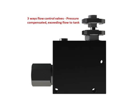 ITALIAN 3 Way Priority Flow Control Valve Flow To Tank Hydraulic Online Shop Online