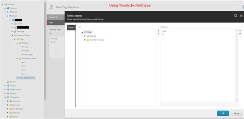 Content Editor Custom Treelistex Field Type Which Displays The Path