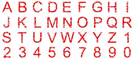 Alphanumeric Font Stock Illustrations 134 Alphanumeric Font Stock