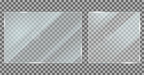 Glass Reflection Effect Vector Art Png Glass With Reflection Effect In Mockup Style Glare