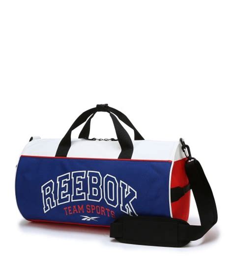 리복 벡터 라운드 더플백 블루 위시버킷