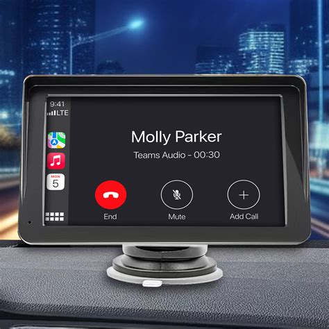 7 Hd Touch Portable Kleva Smartplay Apple Carplay Android Auto Wire