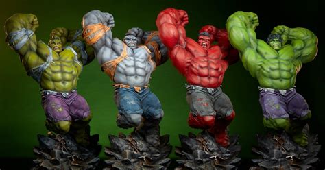 4 Marvel Hulk Premium Format Figures Unveiled By Sideshow Collectibles Weekly Geek