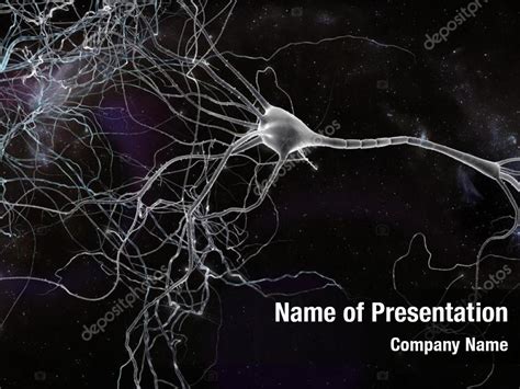 Network Neuron Cells Concept Neurons Powerpoint Template Network Neuron Cells Concept Neurons