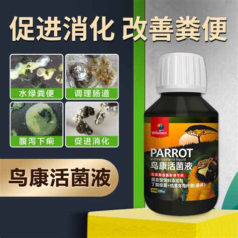 鹦鹉鸟专用药益生菌活菌玄凤虎皮拉稀水绿便预防常用鸟用肠炎药 虎窝淘