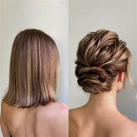 Easy Updo Hairstyles Easy Hair Updos Wavy Updo Messy Chignon Updo