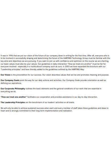 26 Company Mission Statement Examples To Download