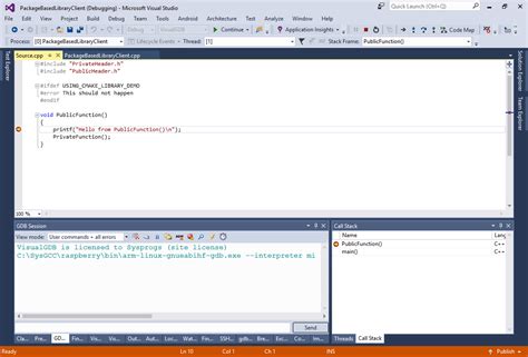 Exporting And Importing Cmake Packages With Find Package Visualgdb Tutorials