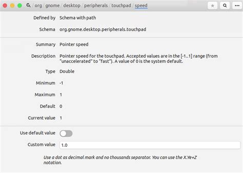 gnome adaptive acceleration for touchpad on ubuntu 17 10 ask ubuntu