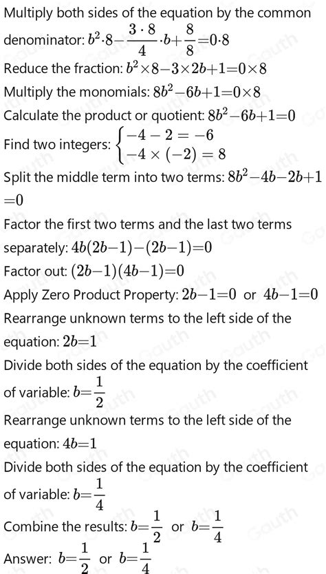 Solved Q5 Solve Equations Using Completing Square Method 10 A B2