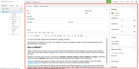 Documentation About Modx Resources