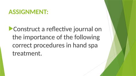 Procedures In Hand Spa Treatment A Step By Step Process On How To Do