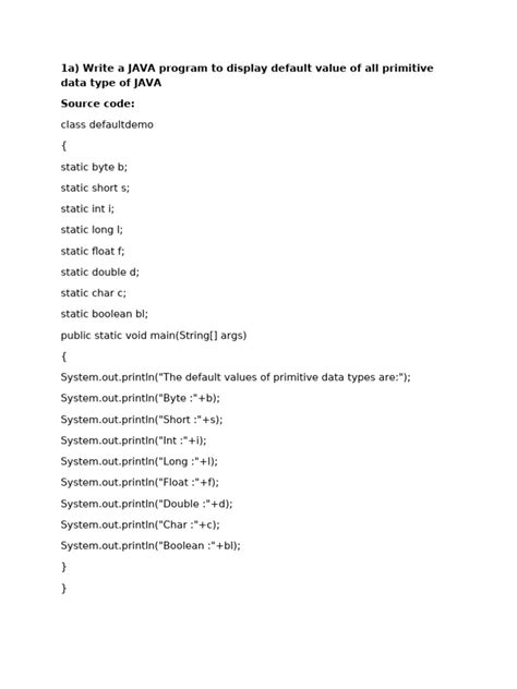 java internal1 programs pdf inheritance object oriented programming computers