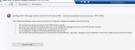 Configuration Manager Console Wont Connect After An Upgrade More