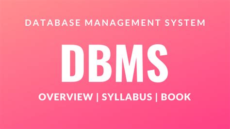 Database Management System Dbms Artofit