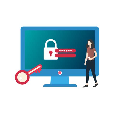 Monitor Password Protection Padlock Key Icon Download On Iconfinder