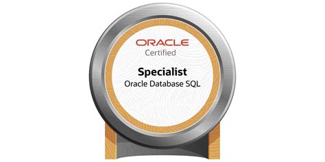 Oracle Database SQL Specialist