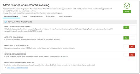 Automated Invoicing Function