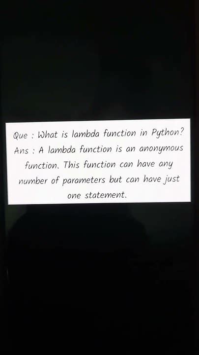 What Is Lambda Function In Python Lambda Technical Python