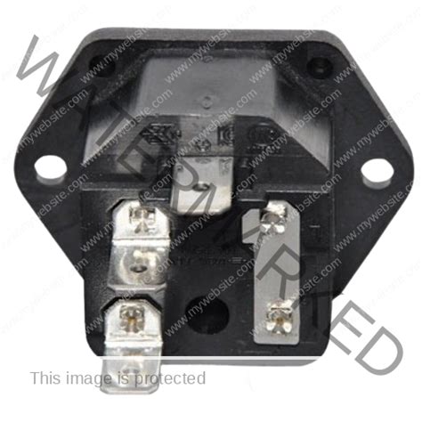 3pin Computer Socket With Fuse Holder Srk Electronics