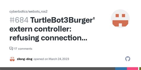 Turtlebot3burger Extern Controller Refusing Connection Attempt From Another Extern Controller