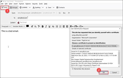 Installing An S Mime Certificate And Sending Secure Email In Mozilla Thunderbird On Windows 10