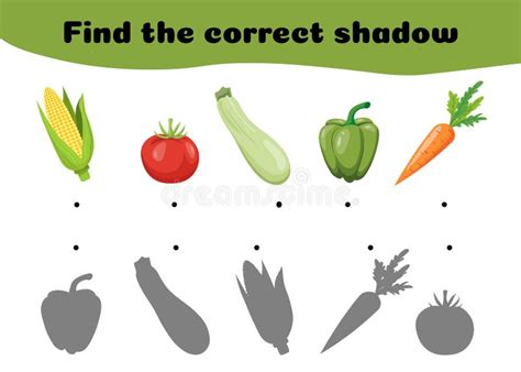 Find The Right Shade Of Vegetables And Connect Them A Simple Logic