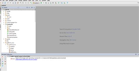 Android Studio Failed To Find Target With Hash String Android 25 C