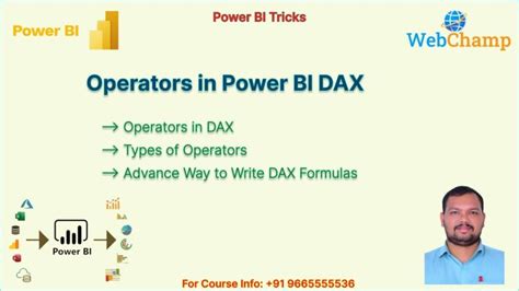 Bramhadev Bachute On Linkedin Pbi44 Operators In Power Bi Dax Types