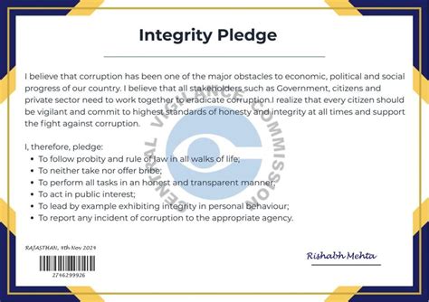 Rishabh Mehta On Linkedin Integrity Anticorruption
