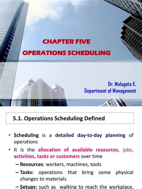 Om Chapter 5 Pdf Scheduling Computing Applied Mathematics
