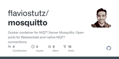 Github Flaviostutzmosquitto Docker Container For Mqtt Server