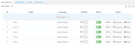 Prestashop Responsive Mega Menu Dropdown Multiple Level Menu Pro