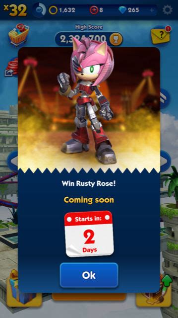 Rusty Rose In Sonic Dash By Solarthehedgehog34 On Deviantart
