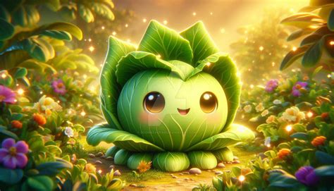 Green Chibi Cabbage Cute Vegetable By Doomstagram On Deviantart