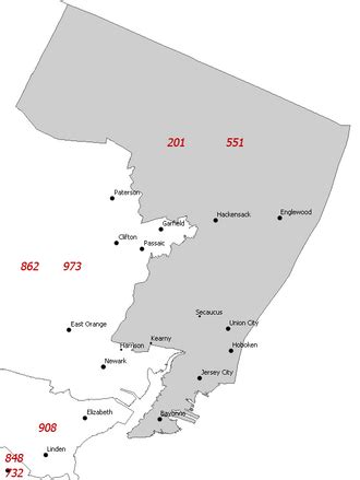 Area Codes 201 And 551 Wikipedia