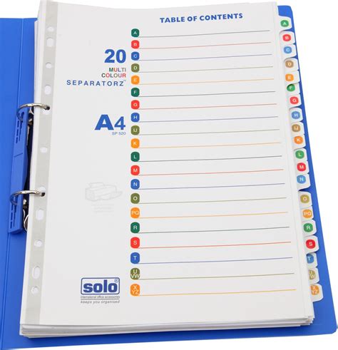 Solo Separator File Separator File