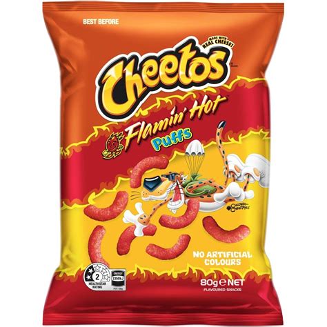 Cheetos Puffs Flamin Hot 80g X 15
