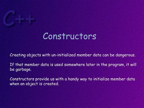 Ppt Constructors And Other Tools Version Powerpoint Presentation Id