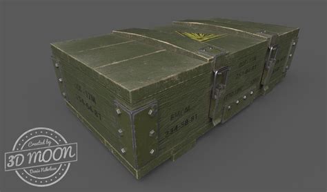 3d Box Ammunition Turbosquid 1153144