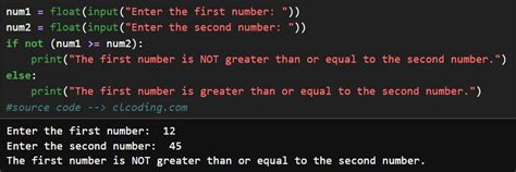 Write A Python Program That Takes Two Numbers As Input And Checks If
