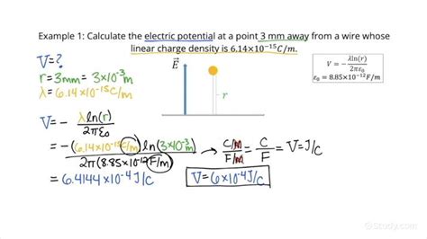 Electric Potential Equation