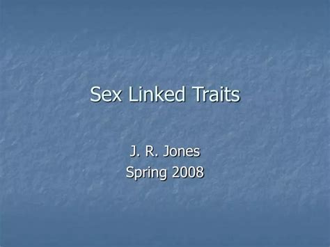 Ppt Sex Linked Traits Powerpoint Presentation Free Download Id3641135