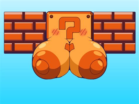 Rule 34 Block Anthro Blush Breasts Coin Block Huge Breasts Item Box