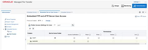 Setting Up The Oracle MFT Embedded SFTP Server Key Based Authentication