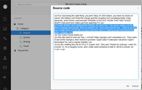 Adding Html Tags Like Precode In Rich Text Editor