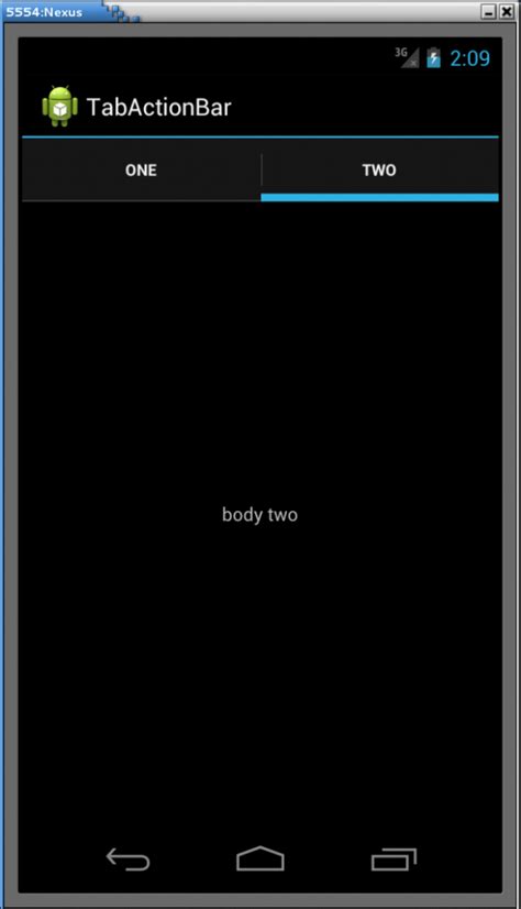 Tab Layout In Android With Actionbar And Fragment Luca Zanini