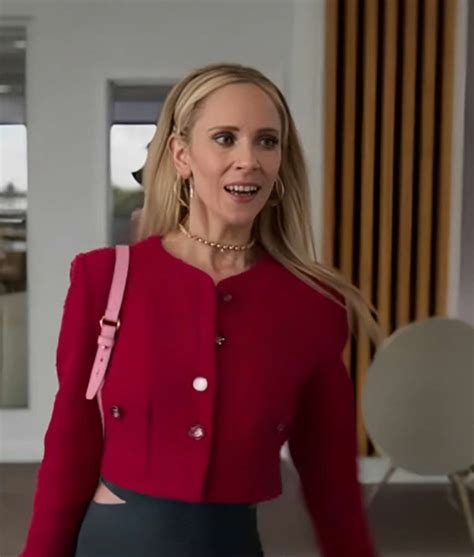 Ted Lasso S03 Juno Temple Jacket Keeley Jones Red Jacket