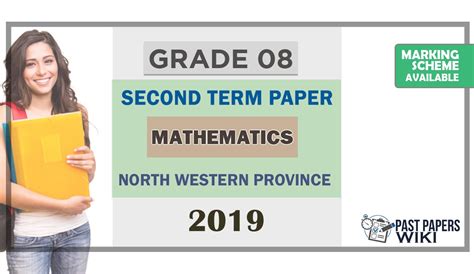 Grade 08 Mathematics 2nd Term Test Paper 2019 English Medium North Western Province