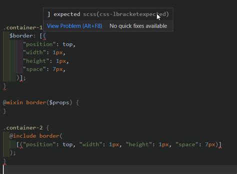 Scss Support List Initialization Issue 174949 Microsoft Vscode